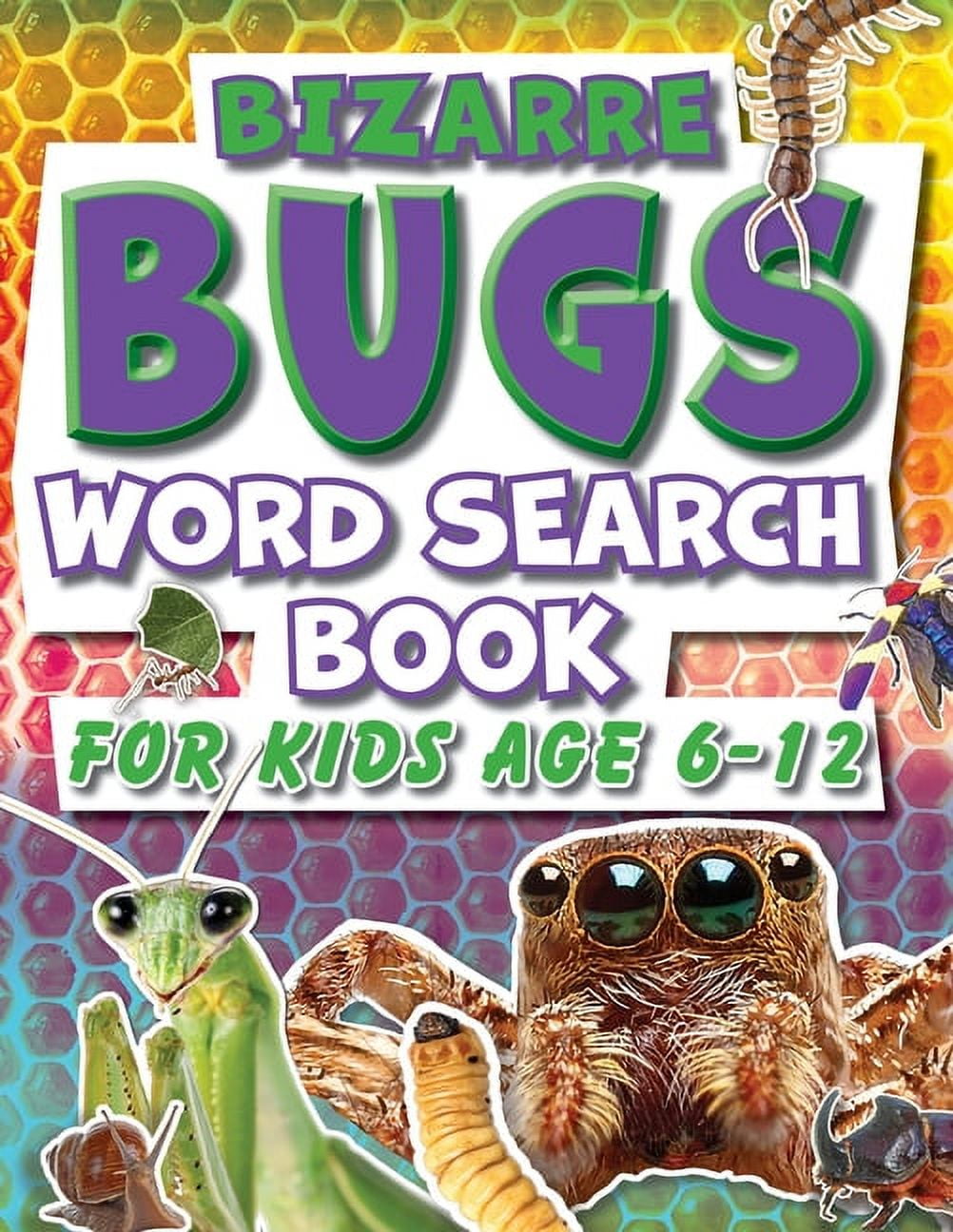 Word Search Book For Kids 6-12 Bizarre Bugs: Fun Facts Puzzle Activity Book For Primary School ...