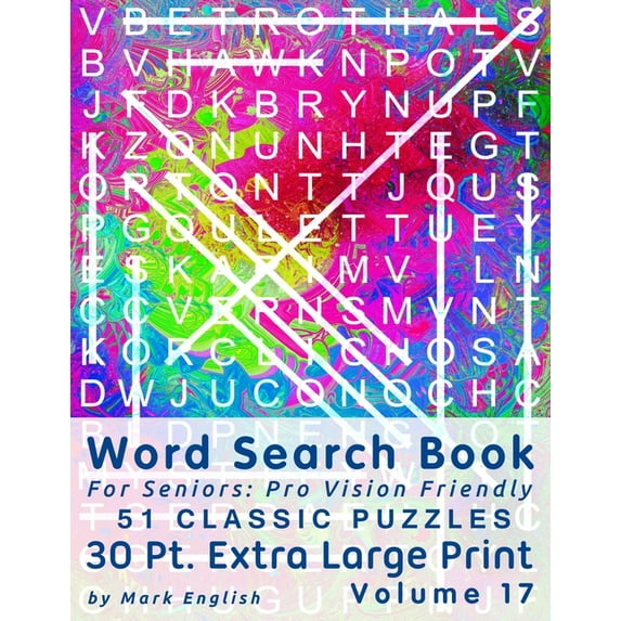 Easy Vision Fit Mind Word Search: Word Search Book For Seniors: Pro ...