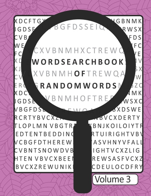 Word Search Book of Random Words Word Search Book Of Random Words ...