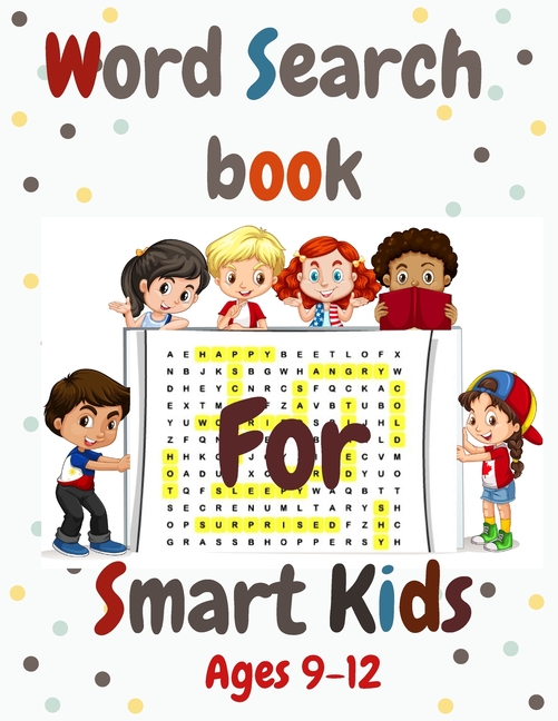 Word Search Book for Smart Kids 9-12: School Zone - Easy Word Find ...
