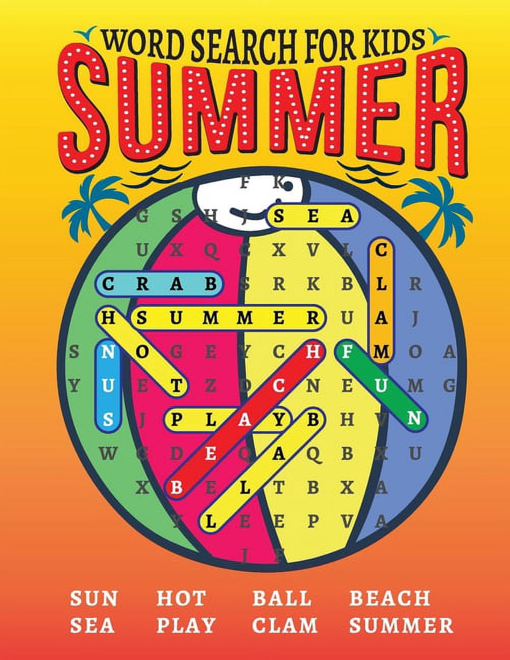 Word Search Book for Kids 8-12: Word Find Book for Kids, Summer Word ...