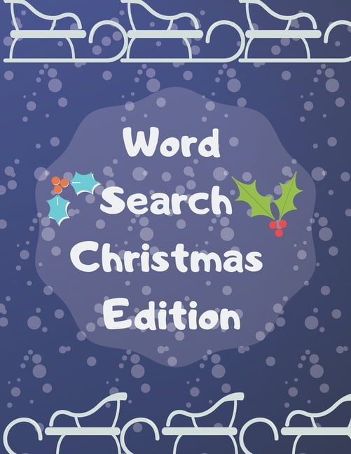 Word Search Christmas Edition : 75 Puzzle Pages With Word Search for ...