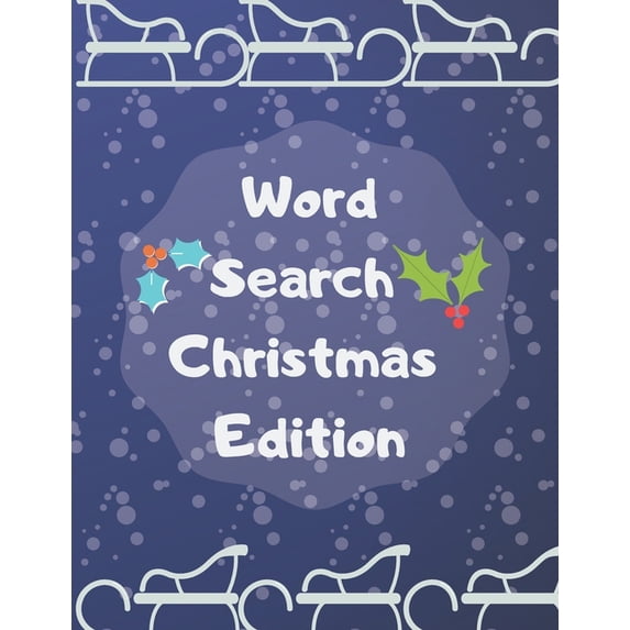 Word Search Christmas Edition : 75 Puzzle Pages With Word Search for ...