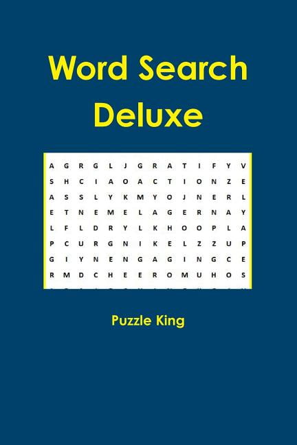 Word Search Deluxe, (Paperback) - Walmart.com