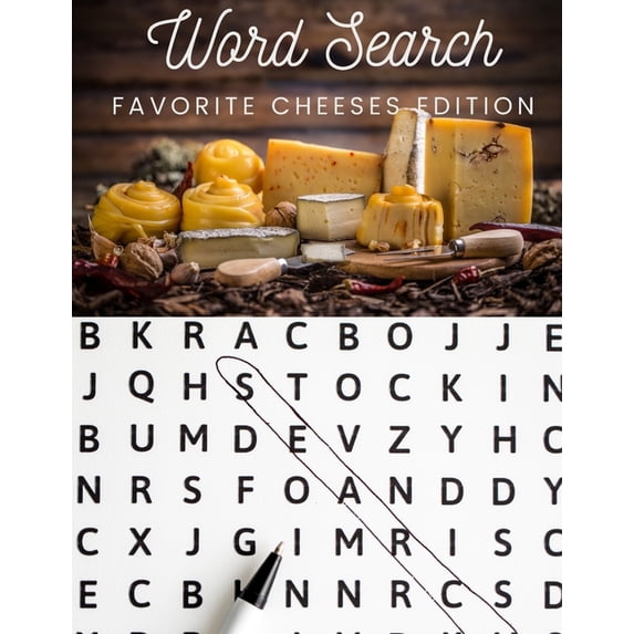 Word Search: Favorite Cheeses Edition: Large Print Word Search All ...