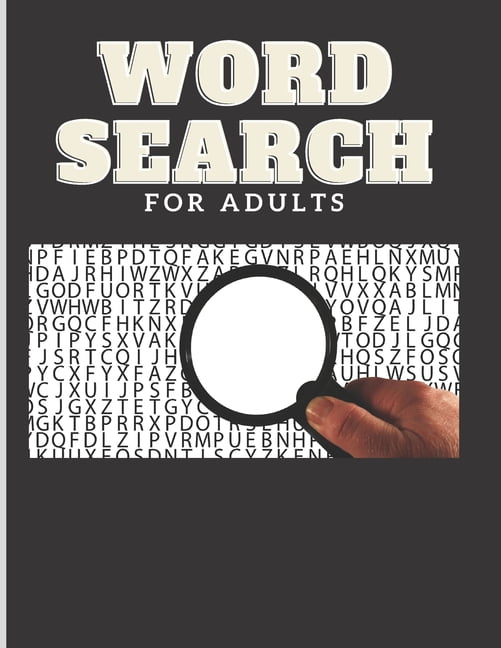 Word Search For Adults: Easy To Intermediate Word Search Difficulty ...