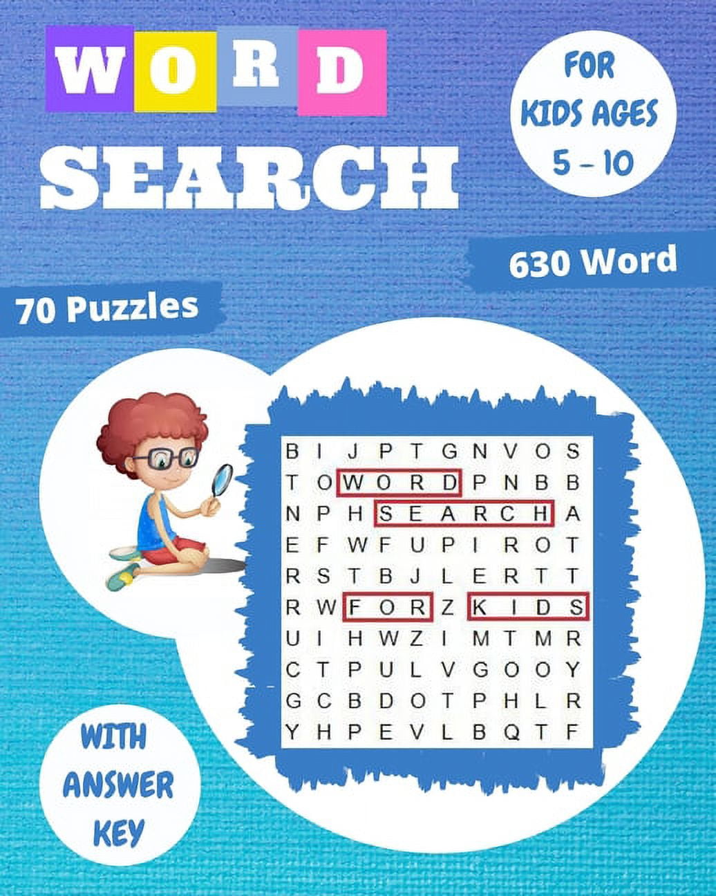 Word Search for Kids for Ages 5-10: 70 Fun and Educational Word Search ...