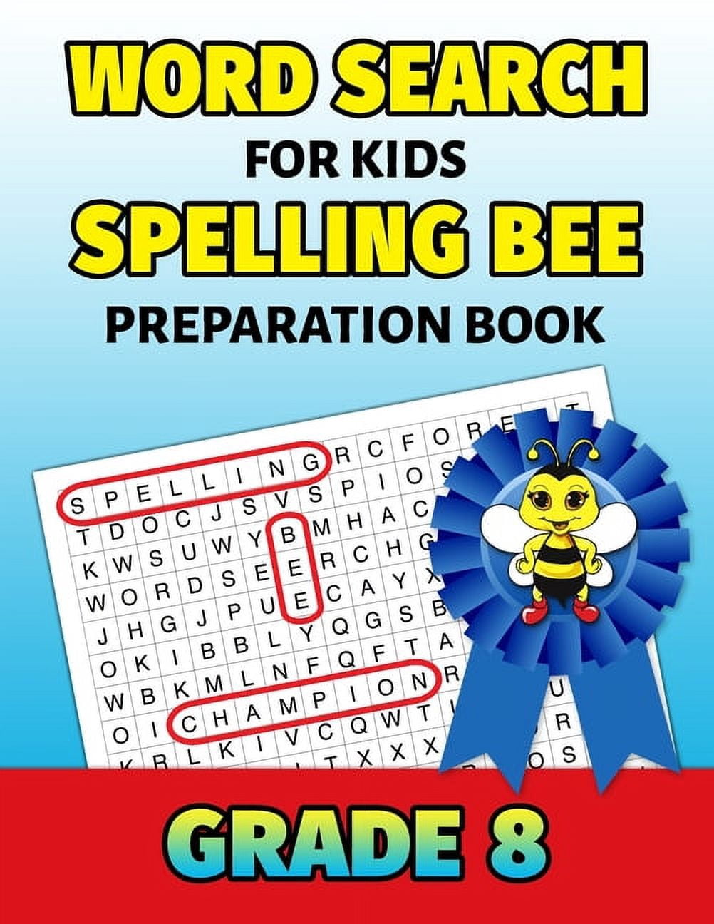 Word Search For Kids Spelling Bee Preparation Book Grade 8: 8th Grade ...