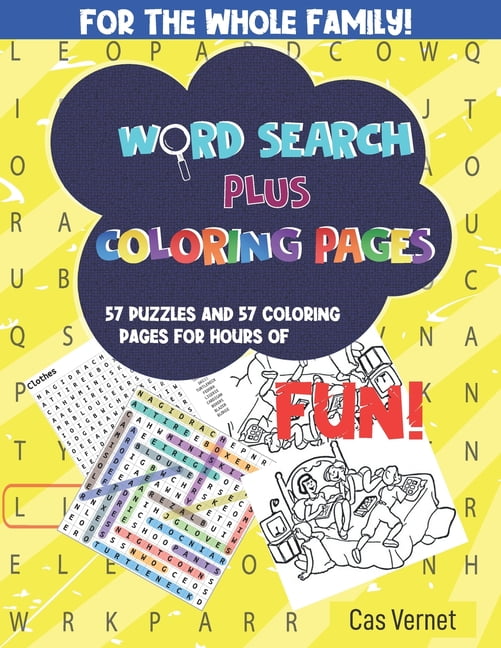 Word Search Plus Coloring Pages: Word search games plus related ...