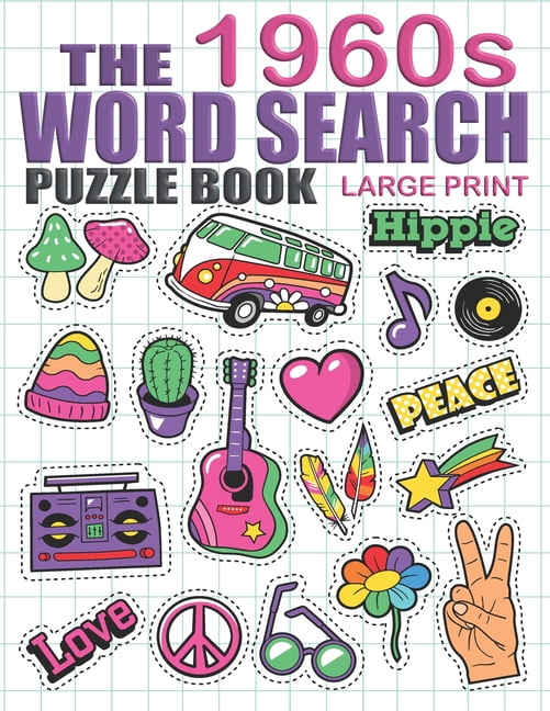 Word Search Puzzle Book The 1960s: Large Print Word Search Books For ...