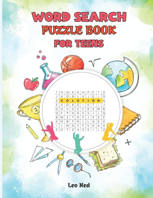 Word Search Puzzle Book for Teens: Brain Teasers for Adventures young ...