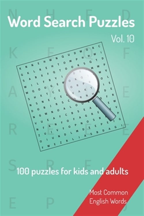 Pre-Owned Word Search Puzzles - 100 puzzles for kids and adults: Most ...