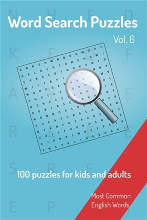 Pre-Owned Word Search Puzzles - 100 puzzles for kids and adults: Most Common English Words ...