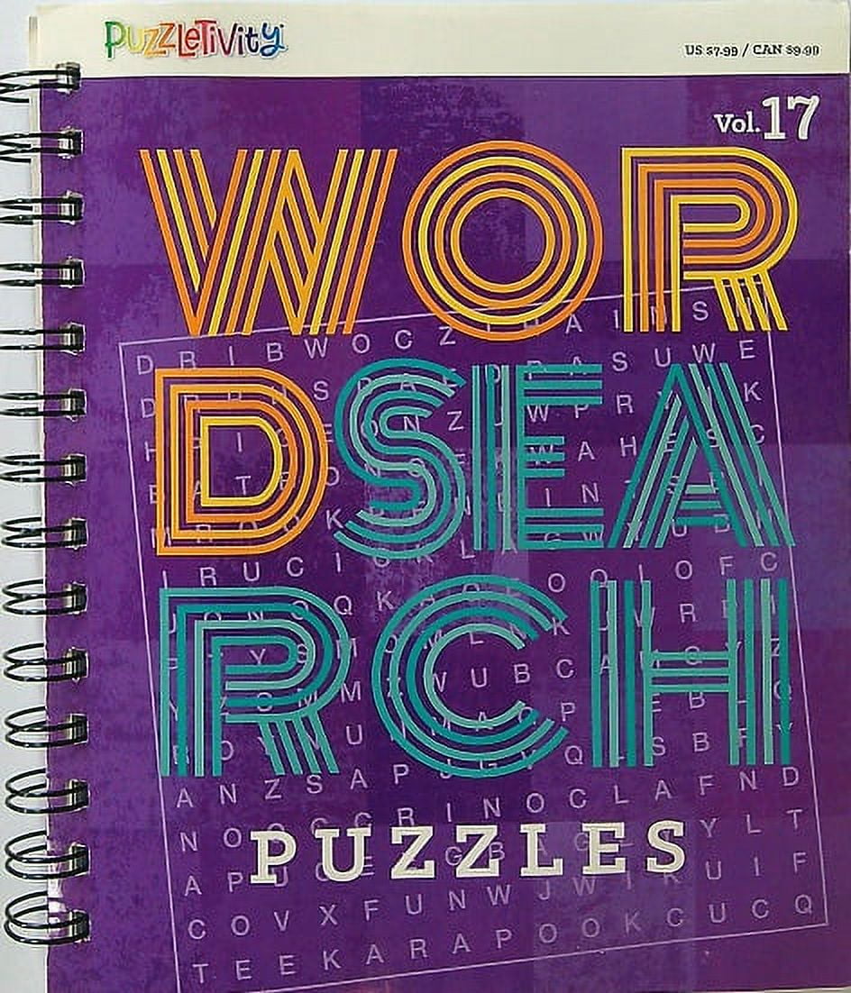Word Search Puzzles (Puzzletivity, Volume 17) - Walmart.com