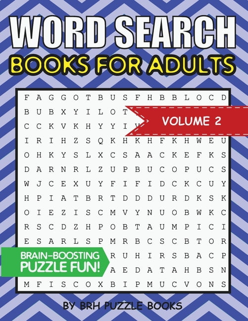 Word Search Puzzles for Adults: Word Search Books For Adults: 100 Word ...