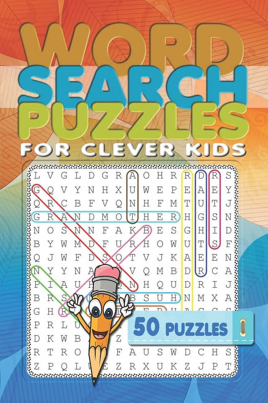Word Search Puzzles for Clever Kids: 50 Word Search Puzzles for a Road ...
