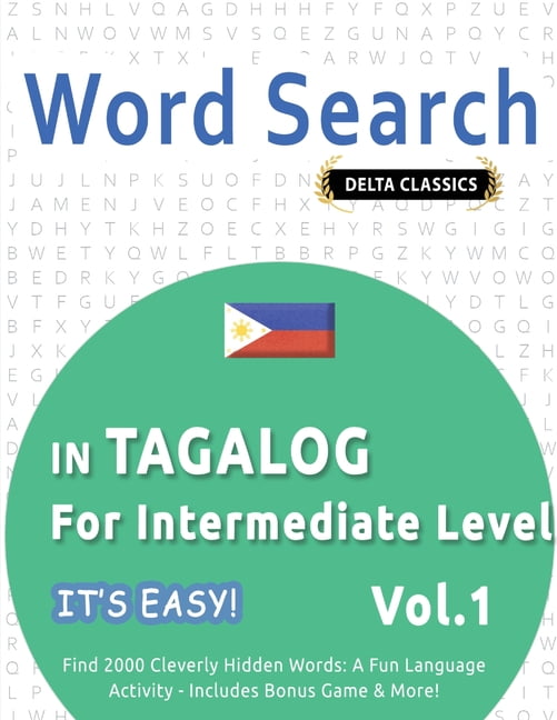 Word Search in Tagalog for Intermediate Level - It's Easy! Vol.1 ...