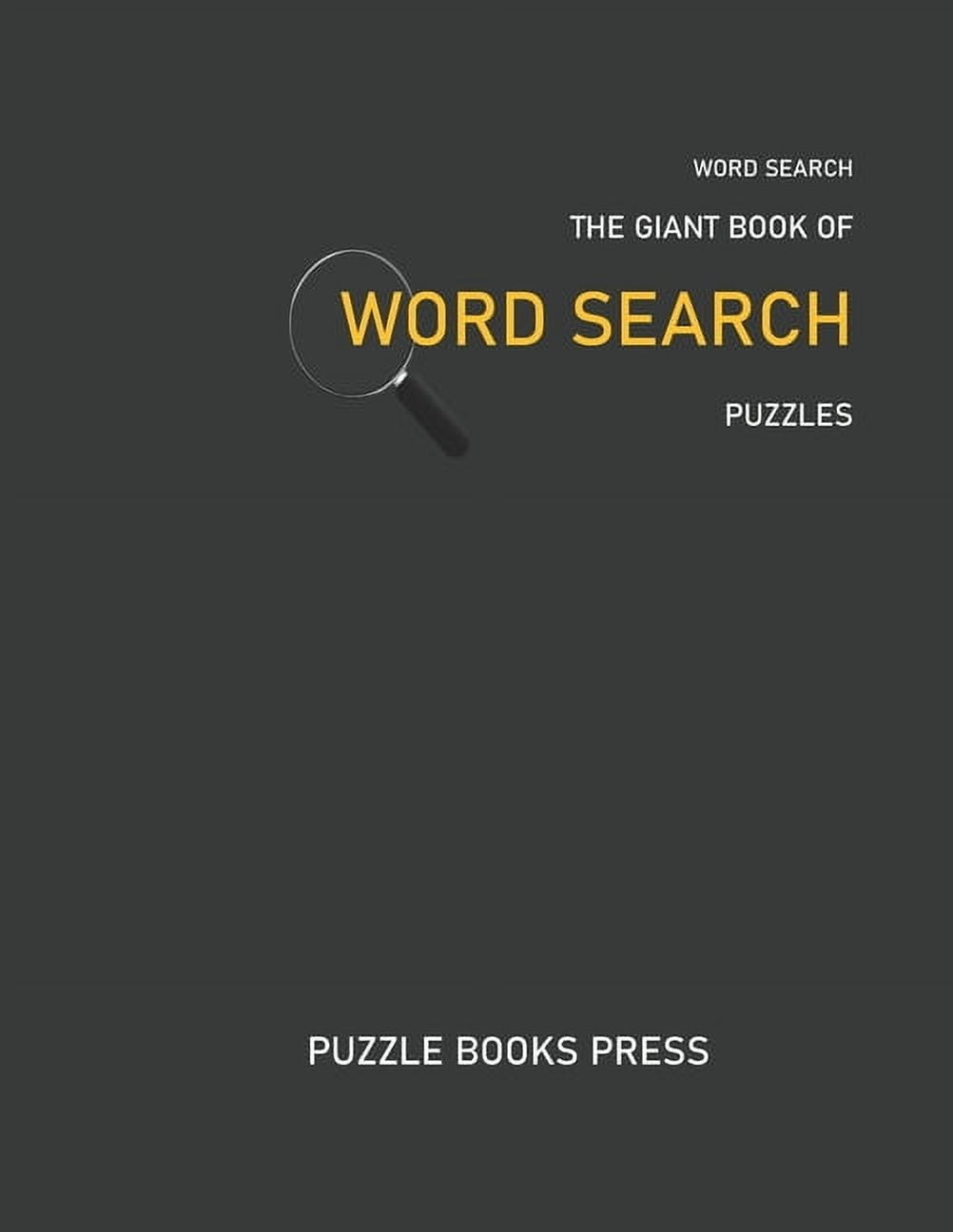 Word Search: The Giant Book Of Word Search Puzzles (Paperback ...