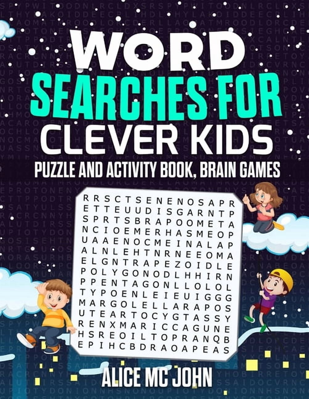 Word Search for Clever Kids: Puzzle and Activity Book, Brain Games ...