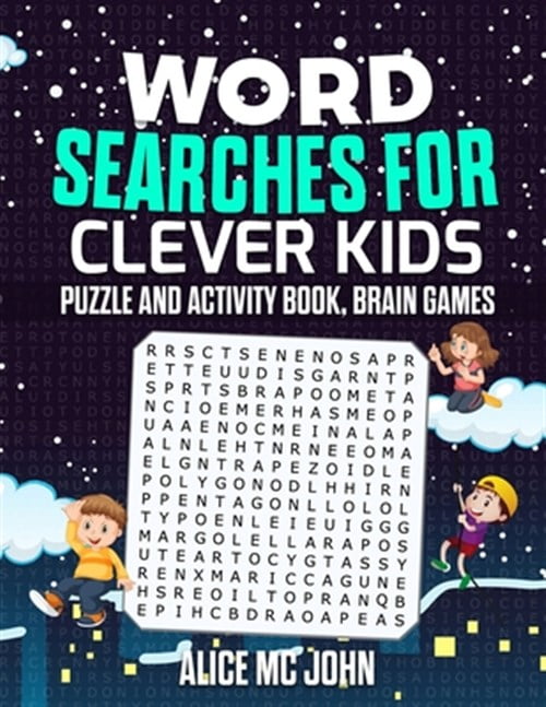 Pre-Owned Word Search for Clever Kids: Puzzle and Activity Book, Brain Games - Walmart.com