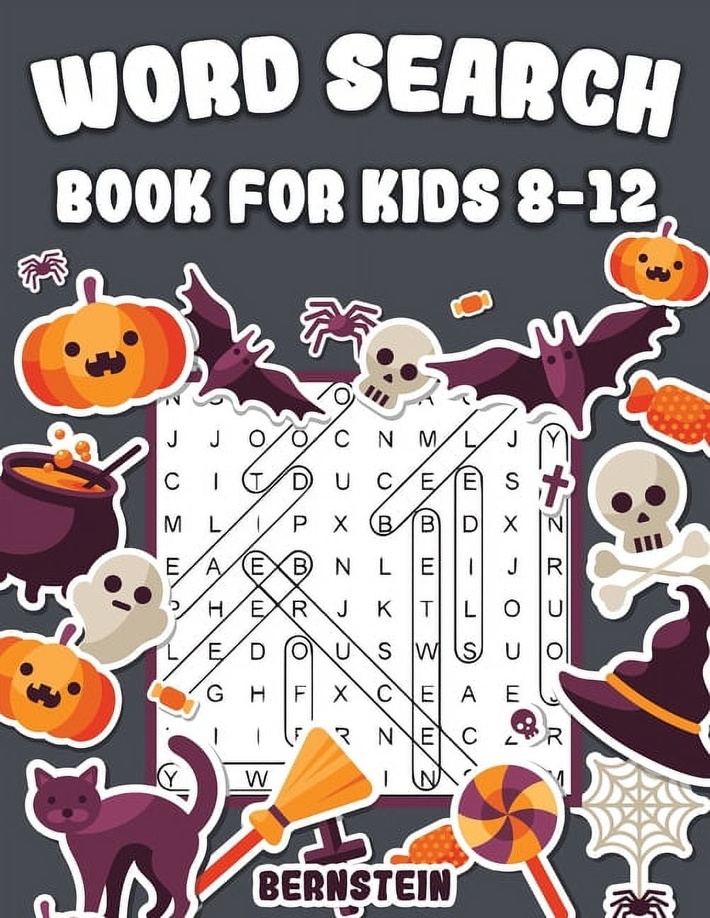 Word Search for Kids 8-12: 200 Fun Word Search Puzzles for Kids with Solutions - Large Print ...