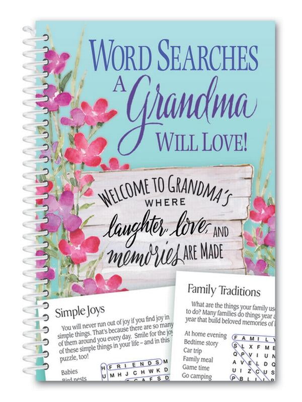 Word Searches A Grandma Will Love