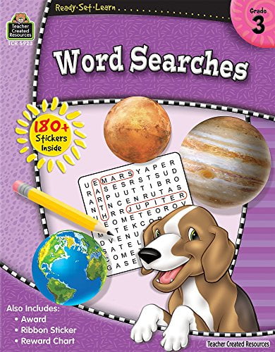 Pre-Owned Word Searches, Grade 3 Ready Set Learn Paperback Teacher ...