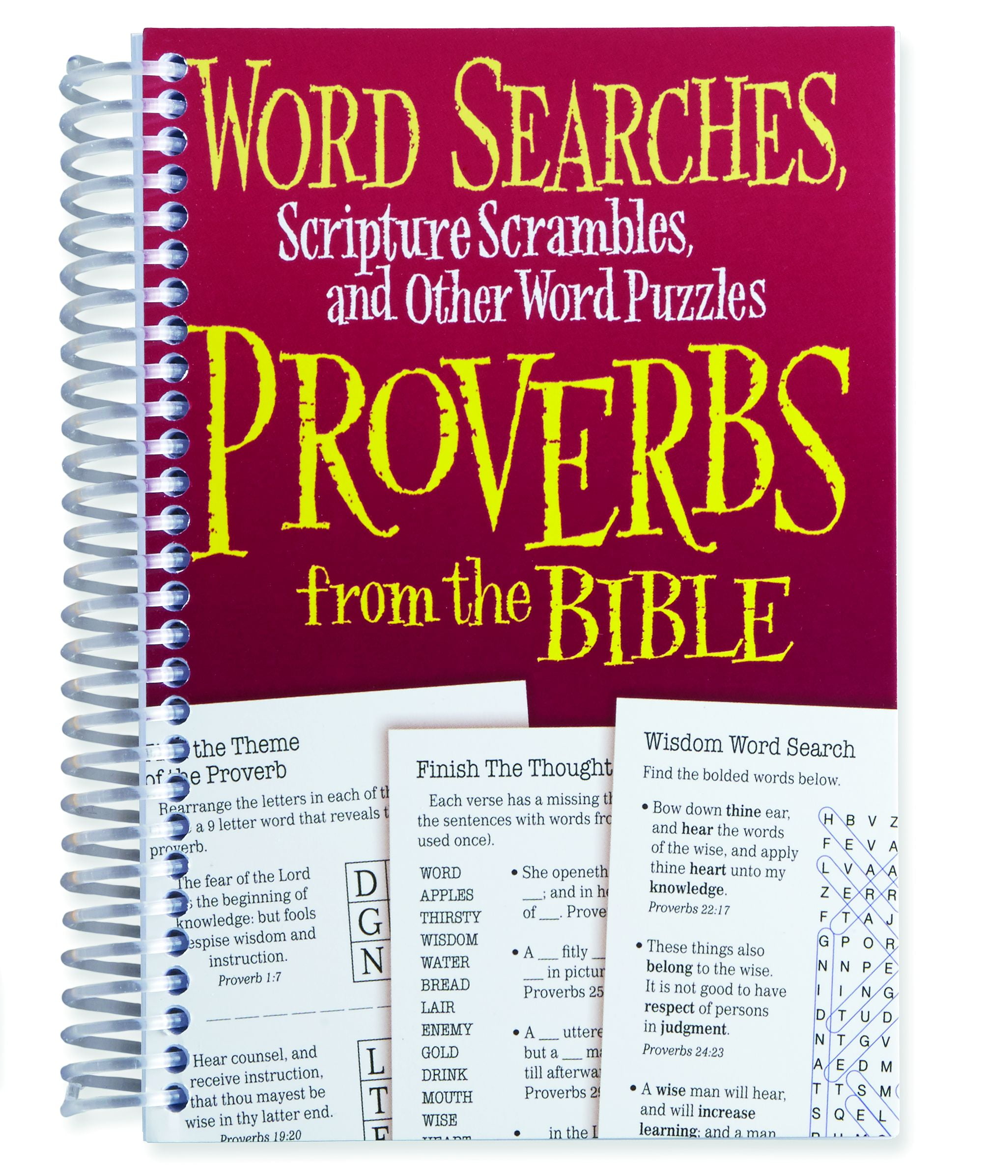 Word Searches, Scripture Scrambles and Other Word Puzzles from Proverbs ...