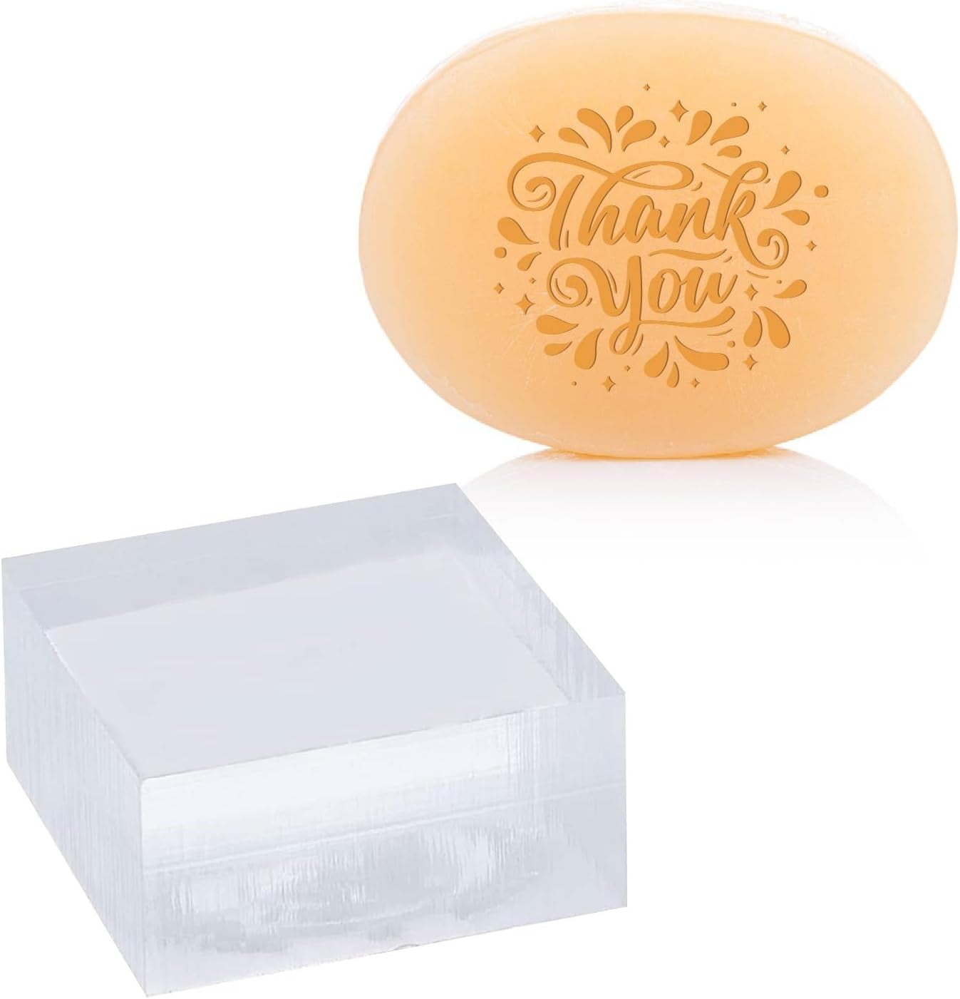 Word Soap Stamps Clear Acrylic Stamp Embossing DIY Thank You Chapter ...