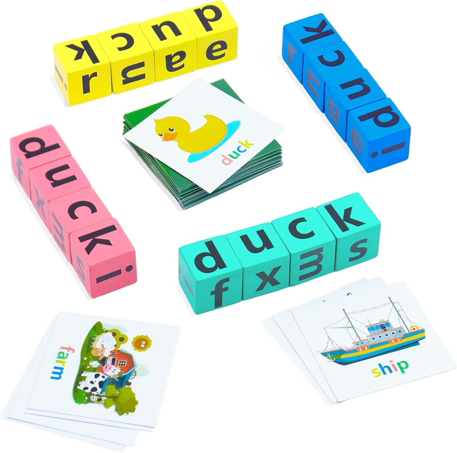 Word Spelling Game, Matching Letter Game for Kids, Fast-paced Word Race ...
