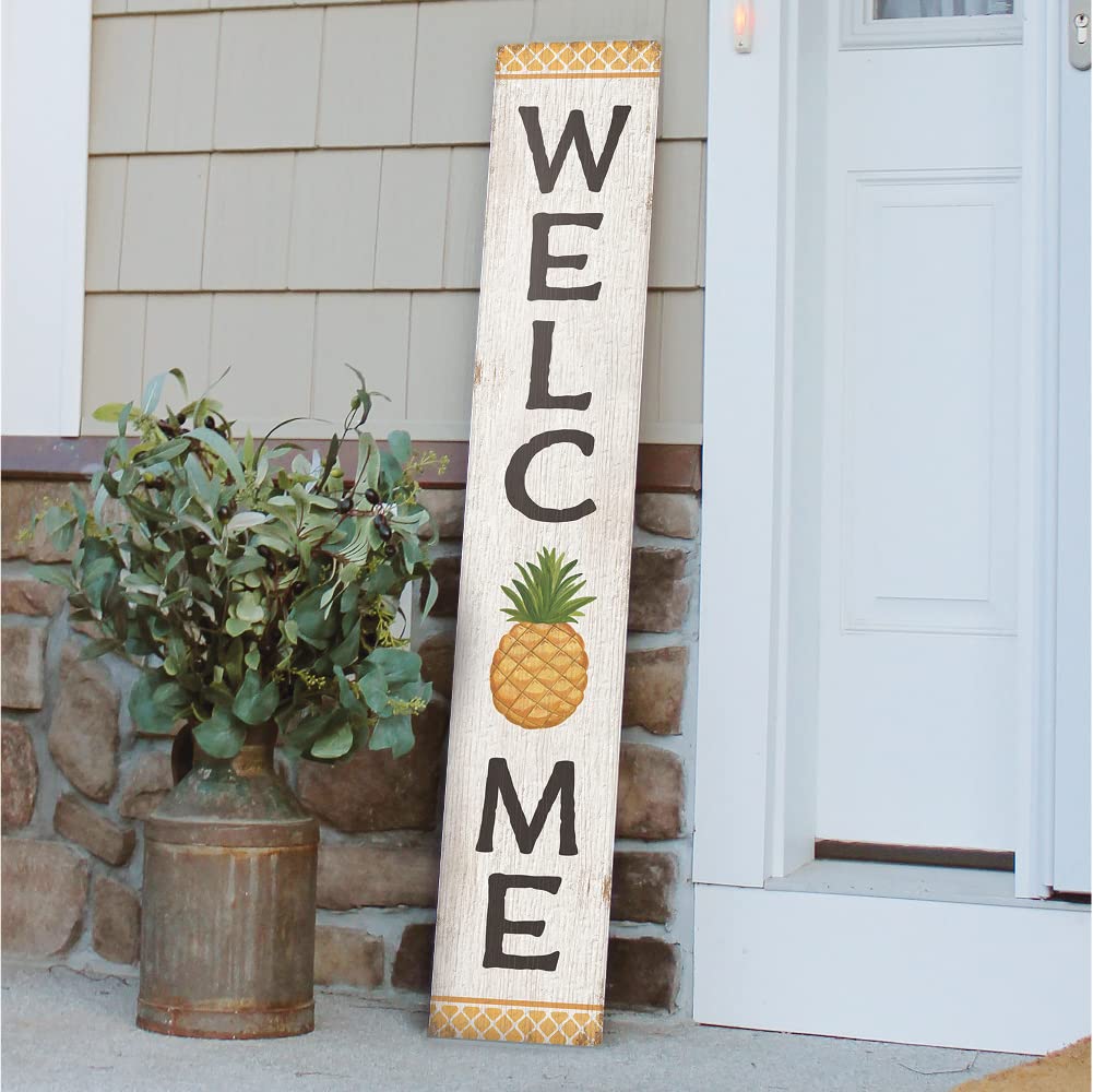 My Word! Welcome Pineapple Welcome Sign and porch leaner for Front ...