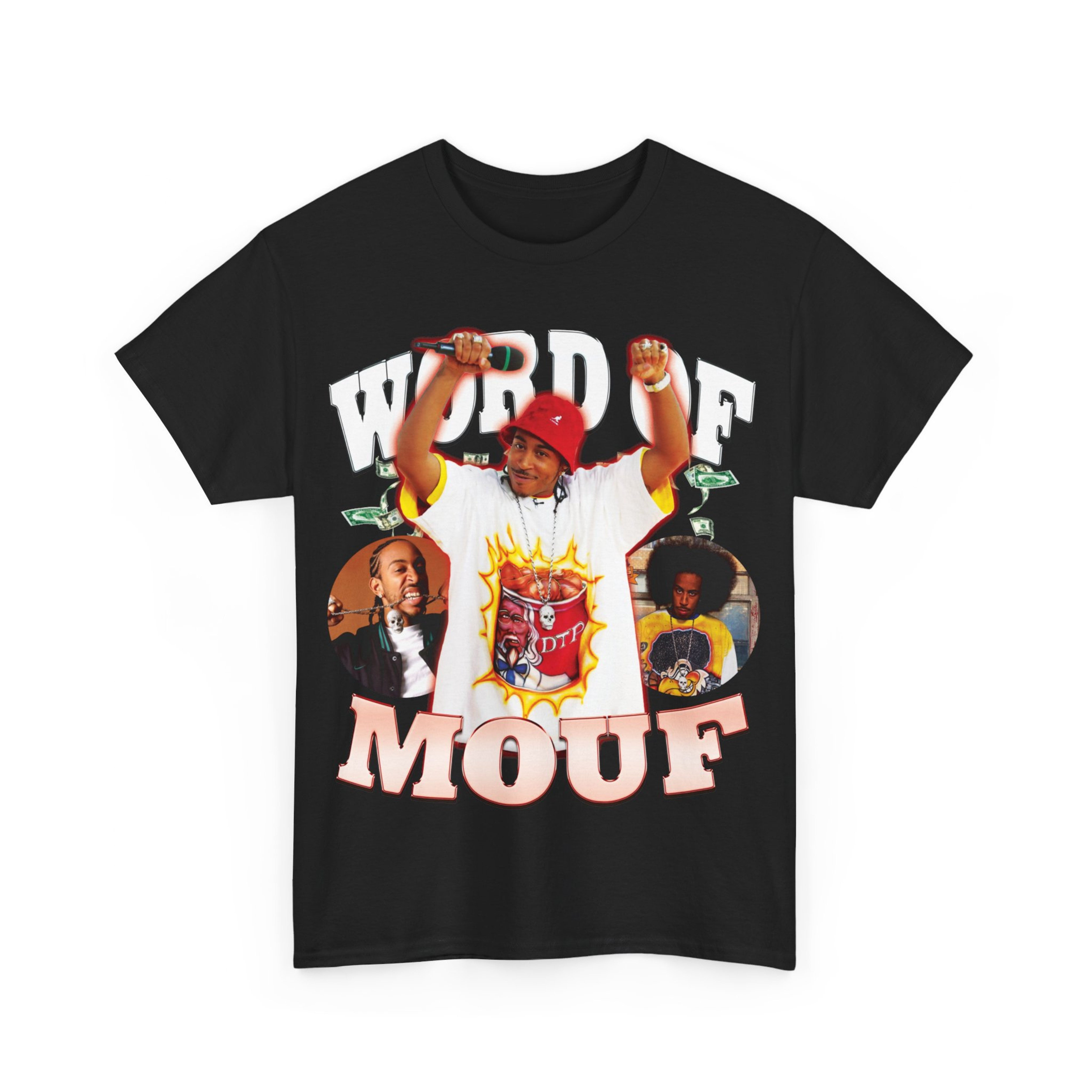 Word of Mouf | Ludacris | Vintage Style Rap Tee - Walmart.com