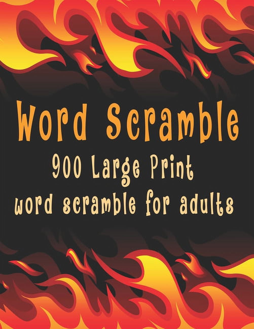 Word scramble: 900 Large Print word scramble for adults, (Paperback ...