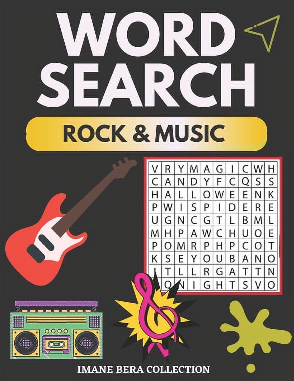 Word search Rock Music: Large Print word search puzzle book - lots of ...