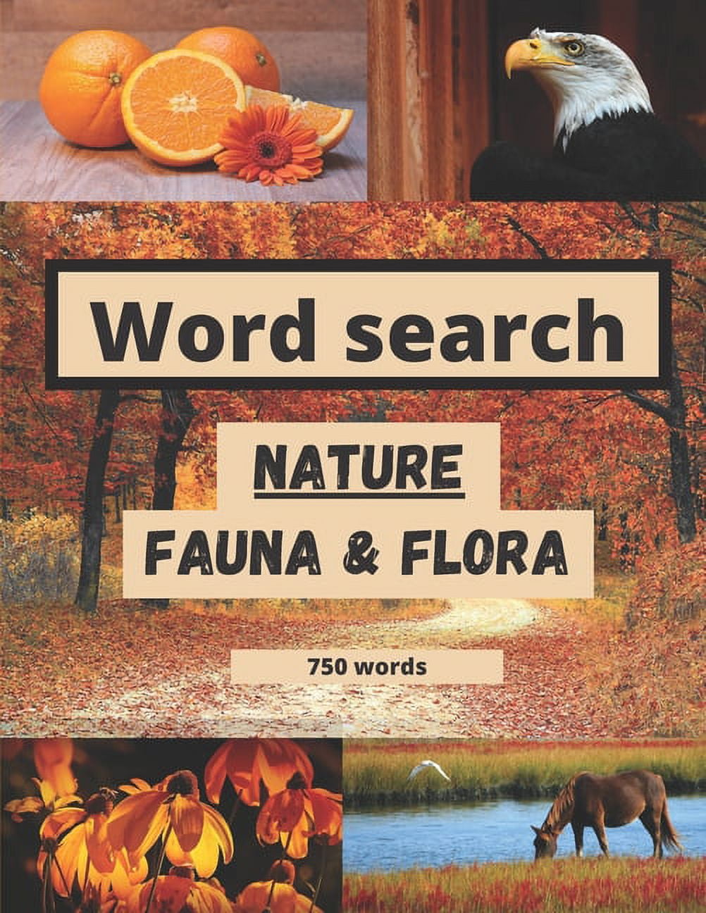 Word search nature fauna & flora 750 words: like animals word search or ...