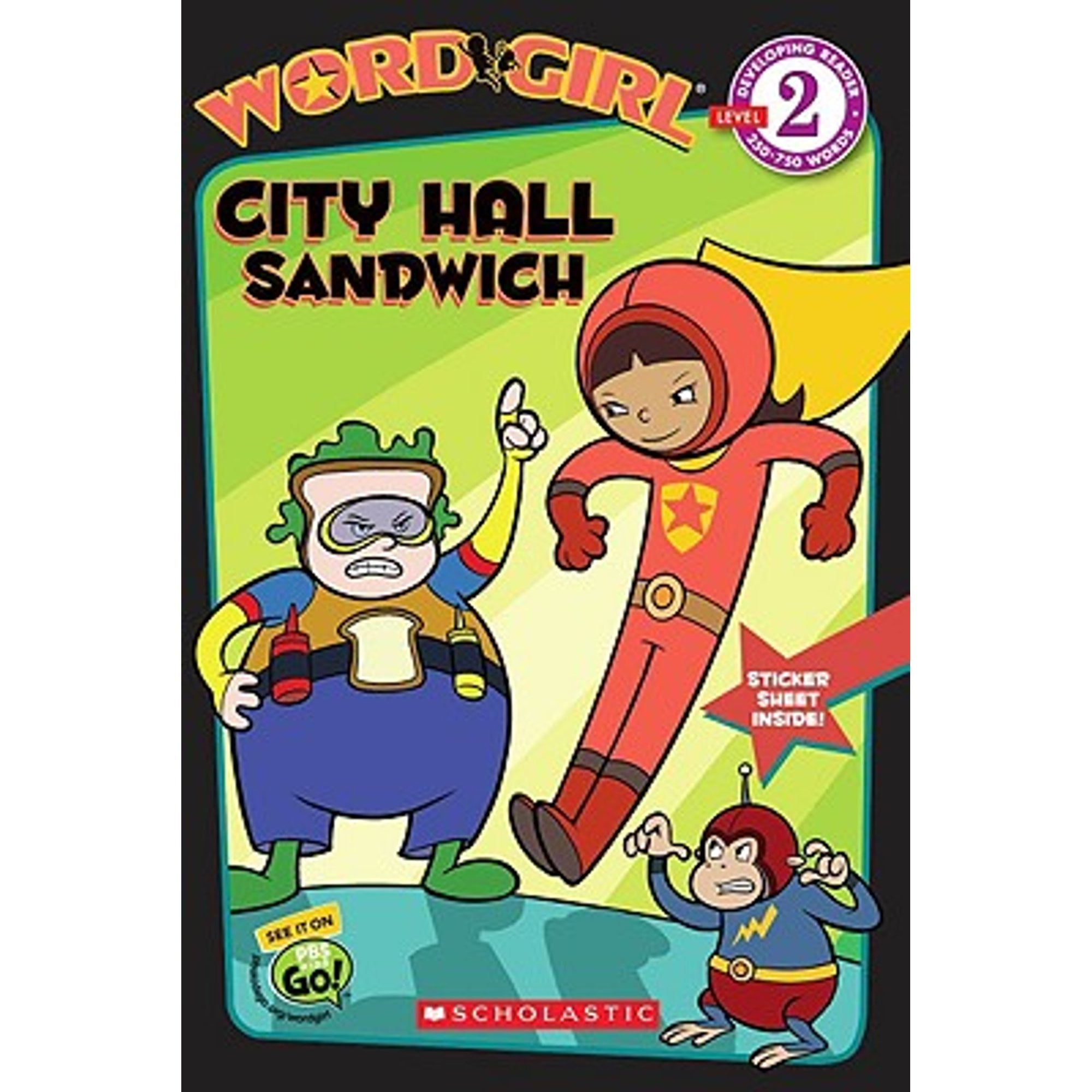 Pre-Owned Wordgirl: City Hall Sandwich (Level 2) (Paperback ...