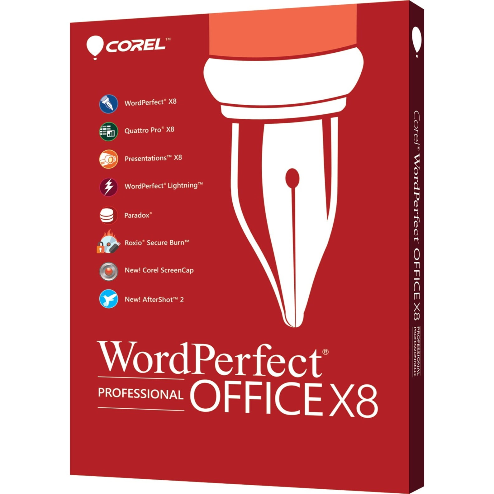 Corel WordPerfect Office v.X8 Professional Edition, Box Pack, 1 User ...