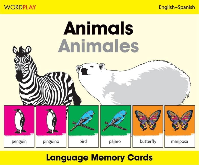 WordPlay: WordPlay Language Memory Cards–Animals (English–Spanish ...