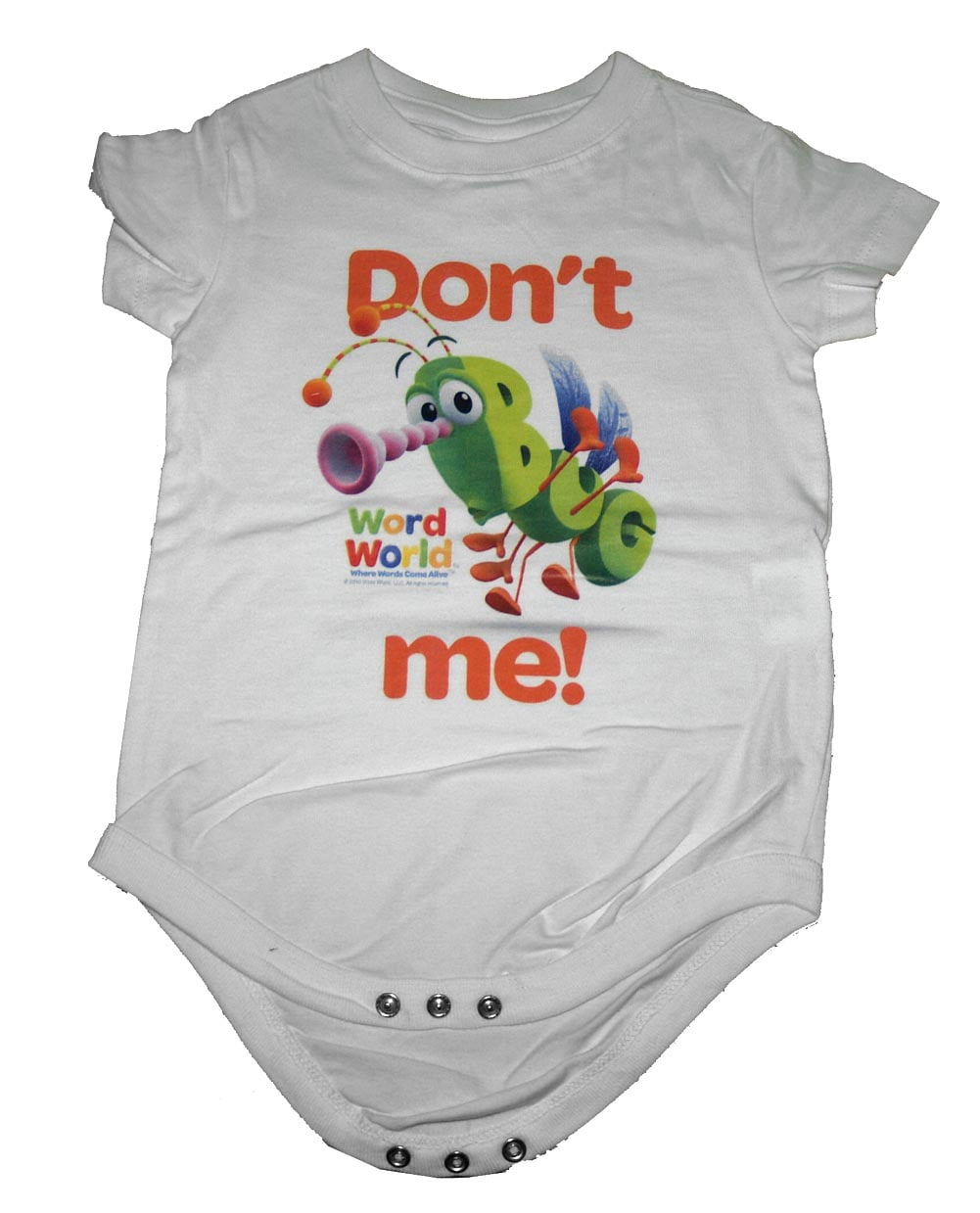 WordWorld Don't Bug Me Cartoon Baby Creeper Romper - Walmart.com