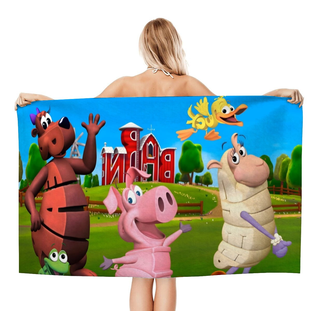 WordWorld-theme Gifts Quick-dry Beach Towel for Women Girl Birthday ...