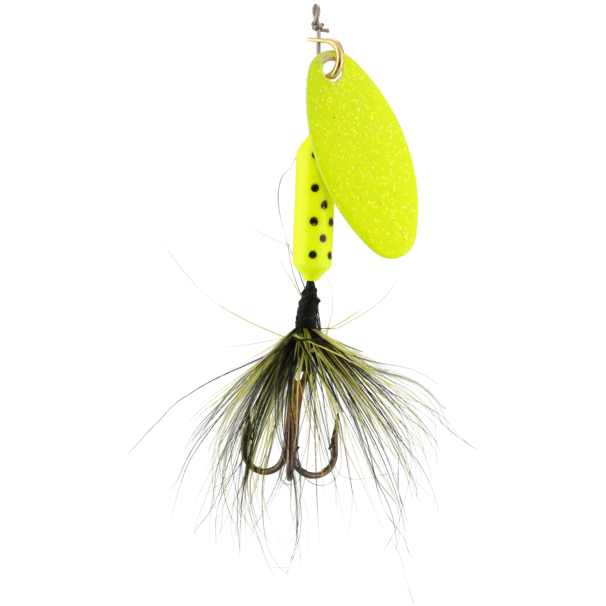 Worden's® Rooster Tail® Original Chartreuse Dot, Inline Spinnerbait ...