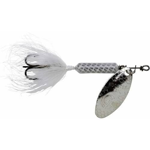 Worden's Yakima Bait Rooster Tail Inline Spinnerbait, 1/8 oz, White ...