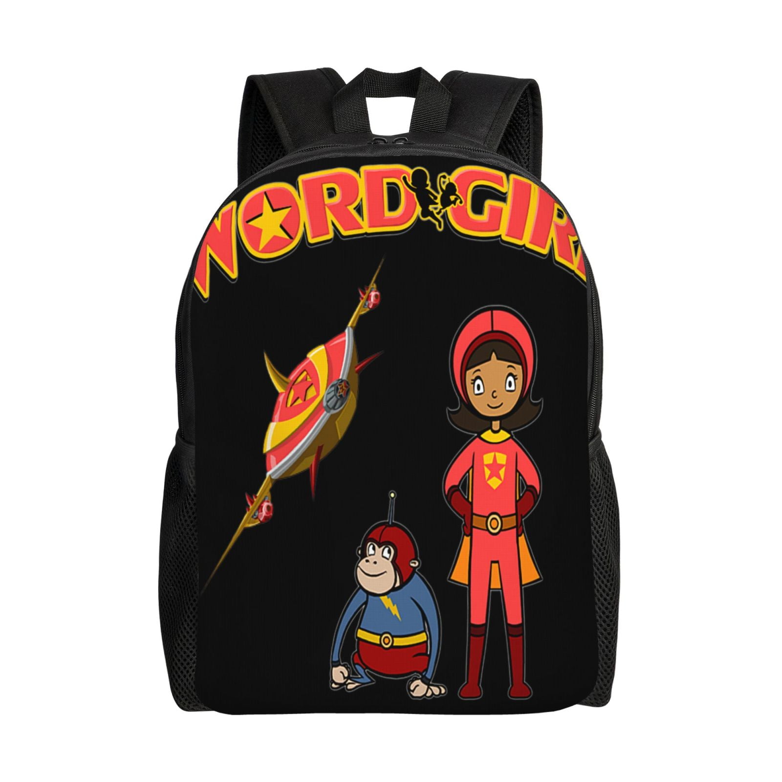 Wordgirl Backpack, 3D Printed Cartoon Laptop Bag Bookbag, Lightweight ...