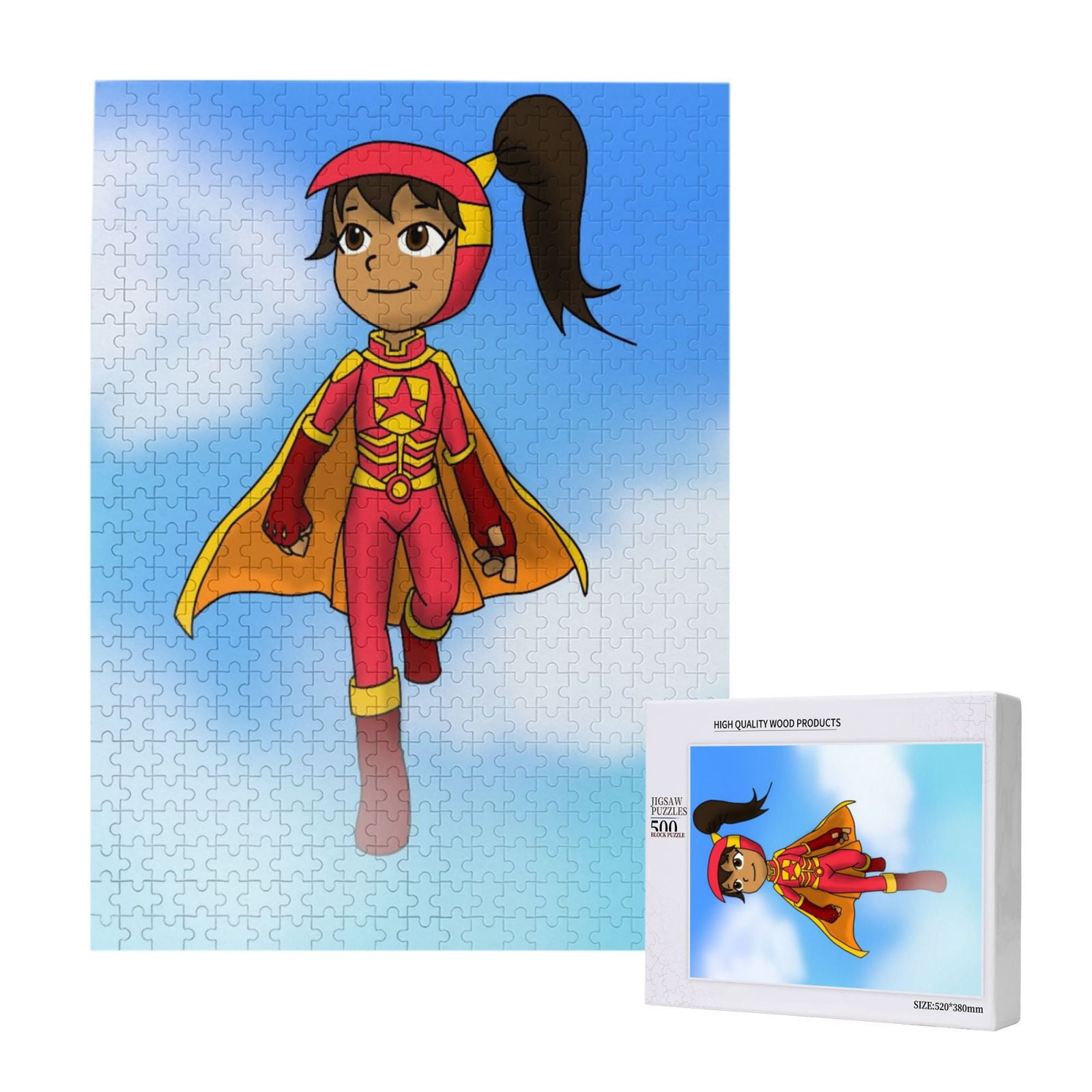Wordgirl Jigsaw Puzzle 300 500 1000 Piece Colorful Puzzles Gifts for ...