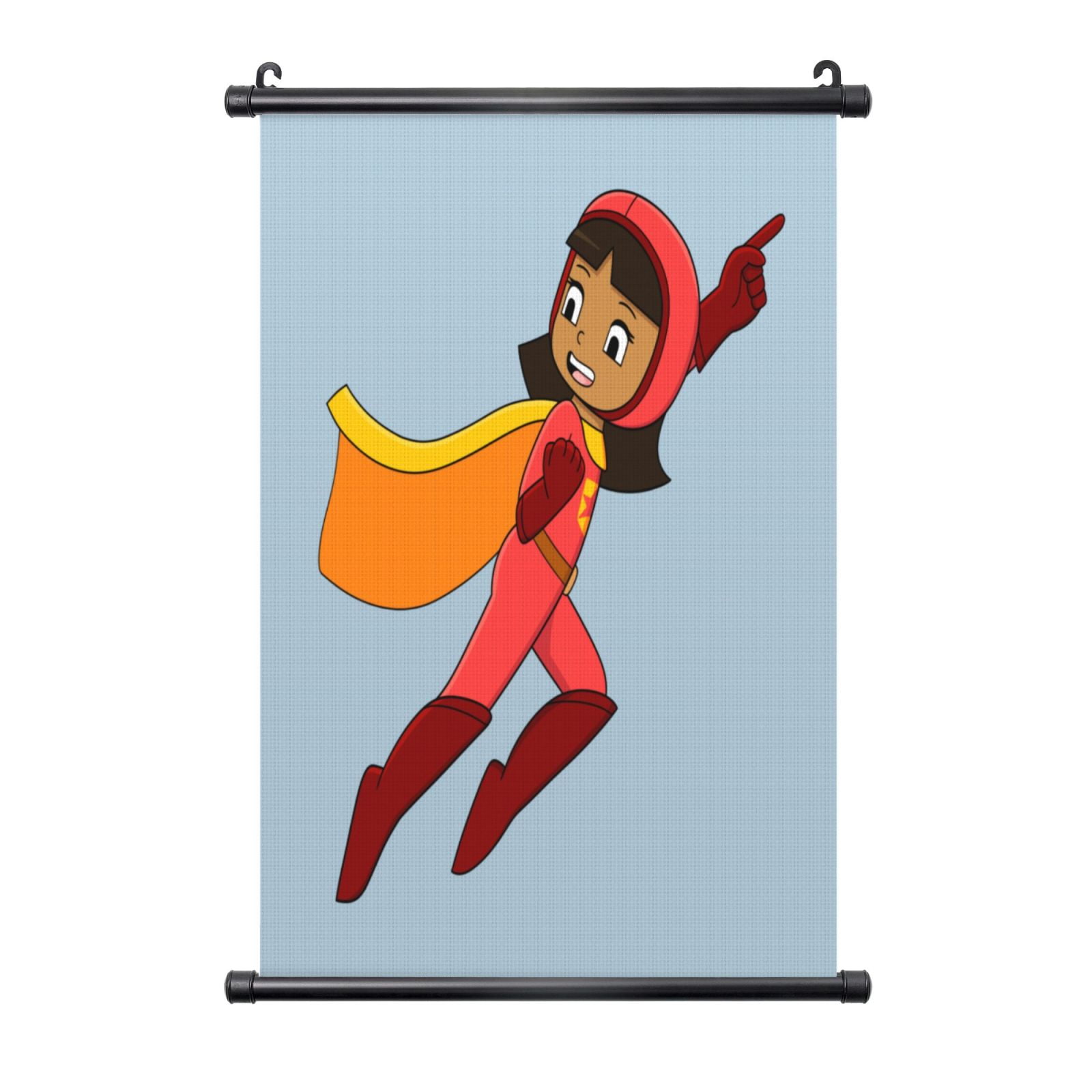 Wordgirl Poster Aesthetic Canvas PVC Shaft Wall Art Hanging Hanger ...
