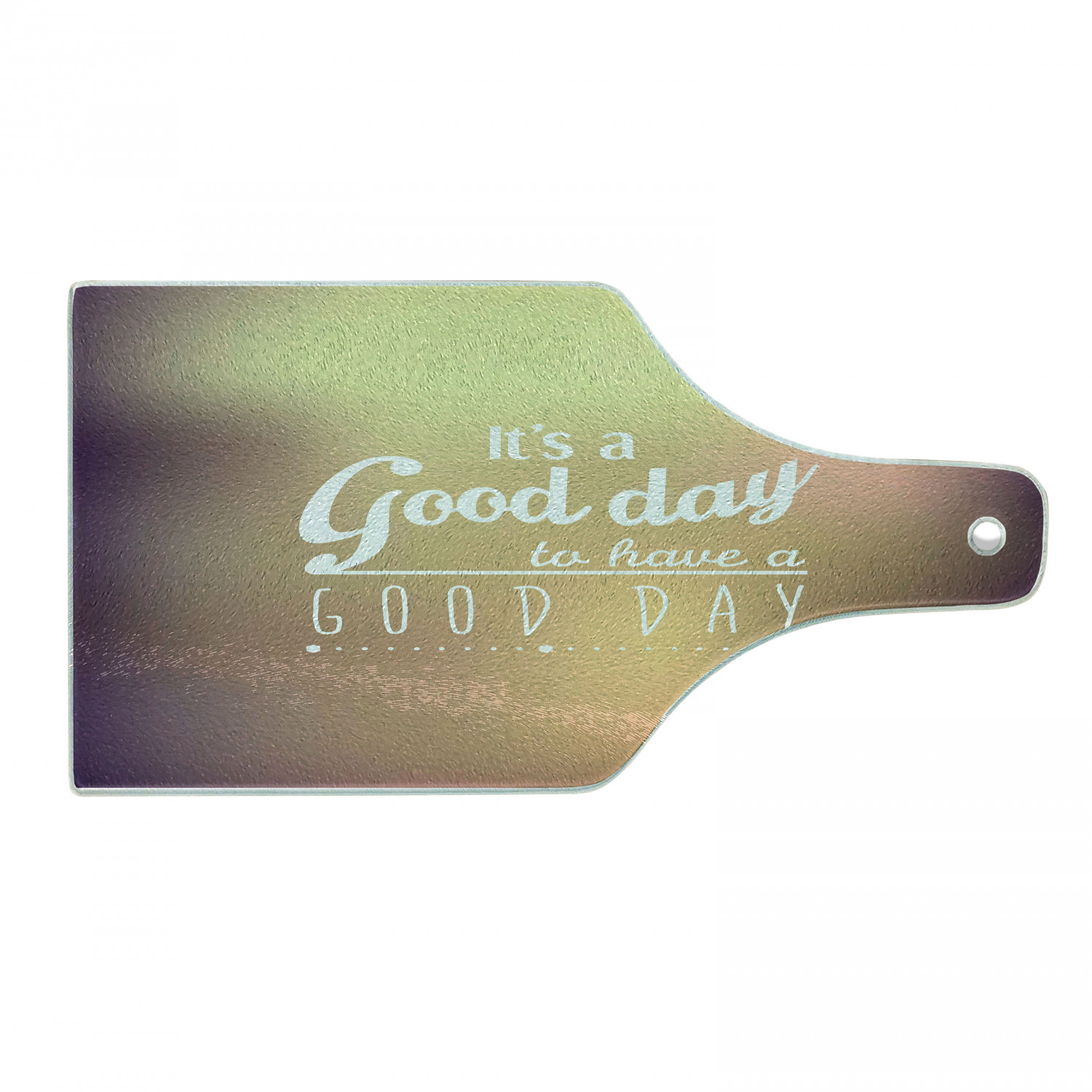 Wording Cutting Board, Day Words with Encouragement Theme Typography ...