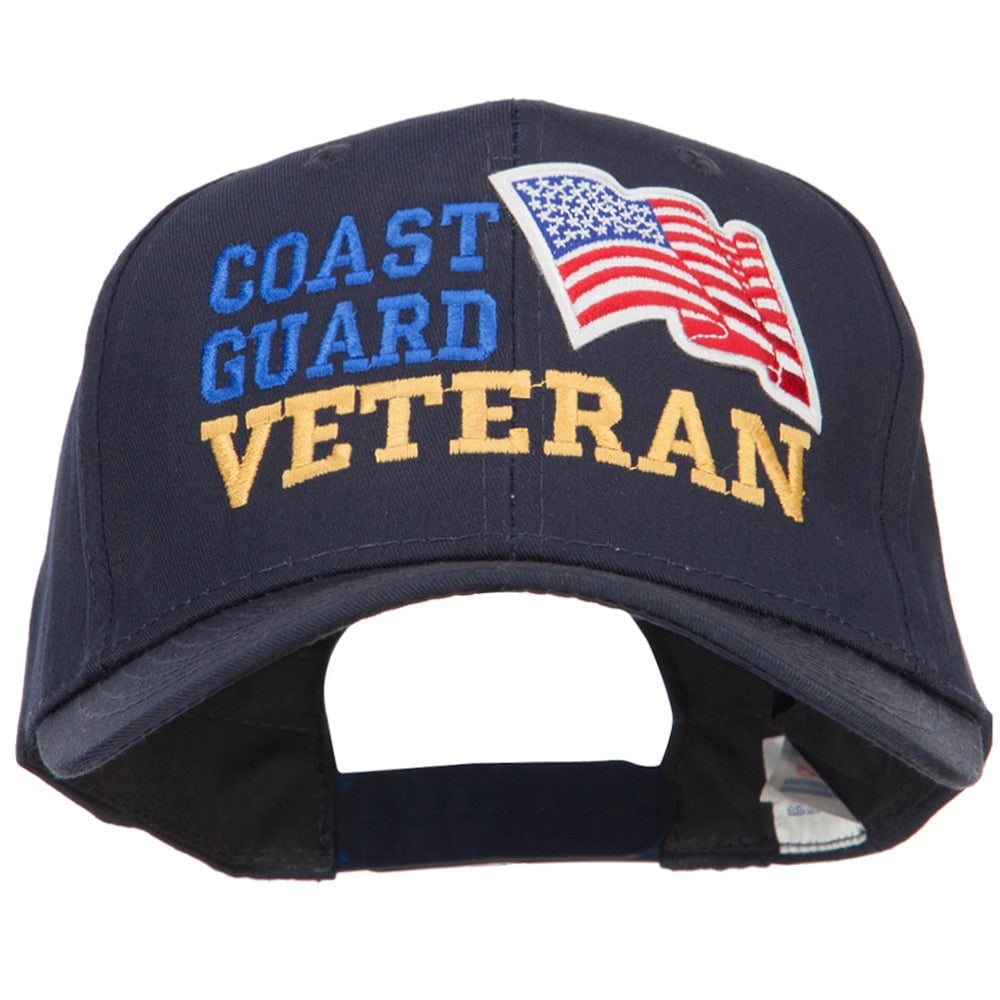 Wording of Coast Guard Veteran with Flag Patched Pro Cap - Navy OSFM ...