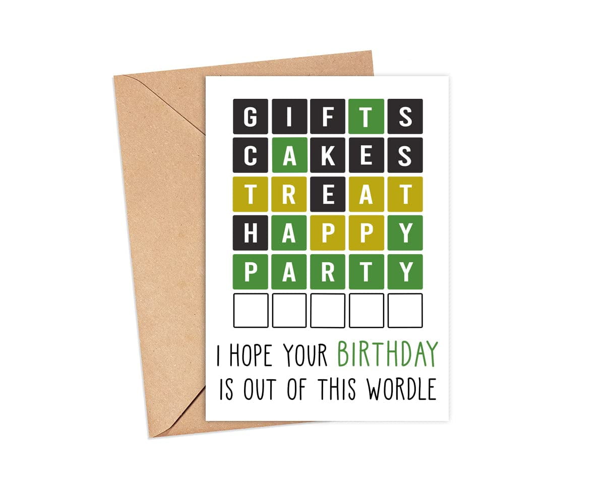 Wordle Happy Birthday Card - I Hope Your Birthday Is Out Of This Wordle ...