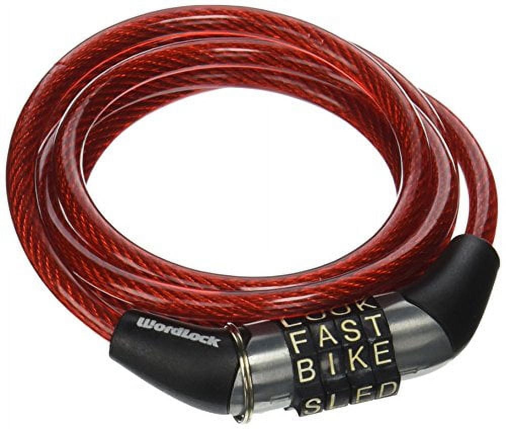 Wordlock Cl510A1 4 Dial 6Mm Non Reset Cablelock - Walmart.com