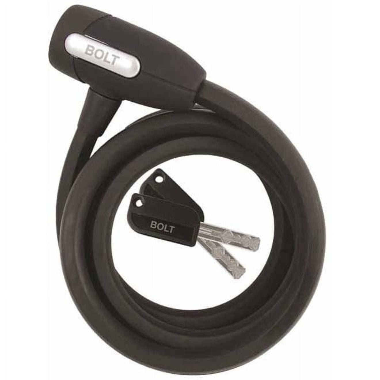 WORDLOCK CL-585-BK WLX Series 12mm Matchkey Cable Lock - Walmart.com